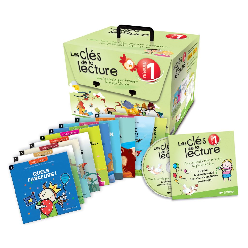 VALISE + CD NIVEAU 1 CLES LECTURE - Sedrap