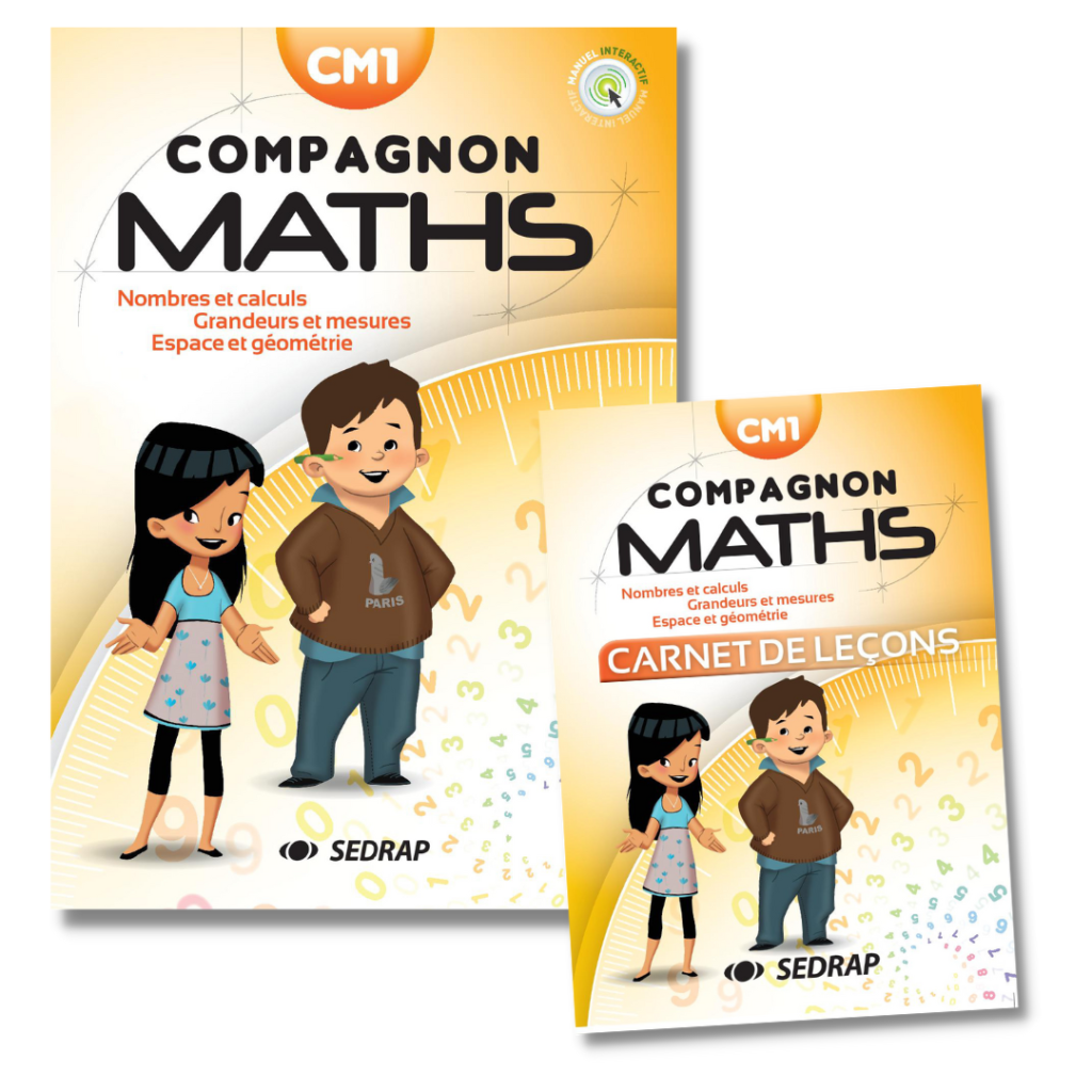 Compagnon Maths CM1 - Manuel + Carnet de leçons - Sedrap