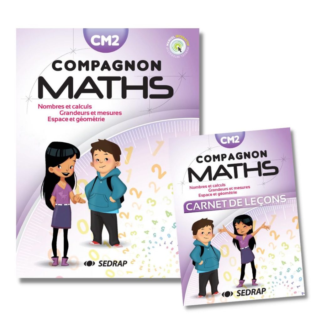 Compagnon Maths CM2 - Carnet de leçons - Sedrap