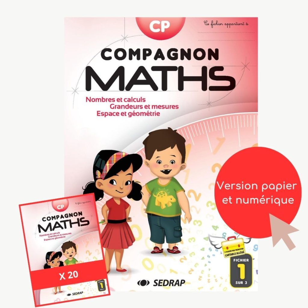 Compagnon Maths CP - 20 fichiers + interactif - Sedrap