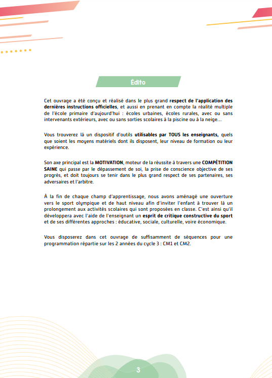 EPS pour tous : Cycle 3 - Sedrap